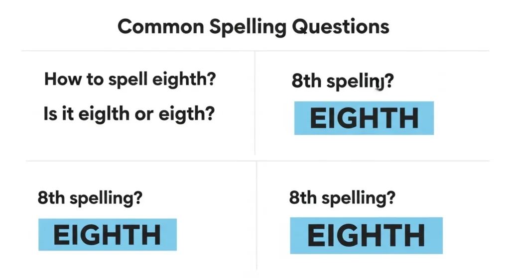 Eighth or Eigth:Which One Is Correct? Meaning and Examples - Rulediff.com