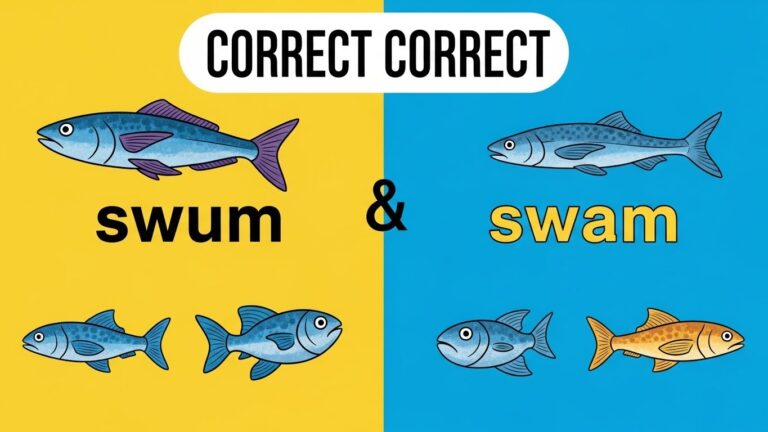 Swum or Swam:Which One Is Correct? Examples - Rulediff.com