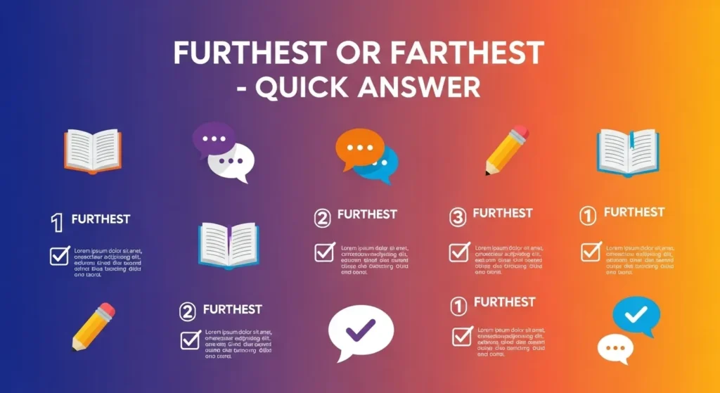 Furthest or Farthest: Meaning And Examples - Rulediff.com